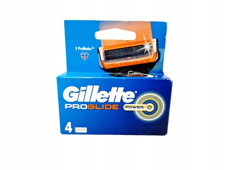 GILLETTE FUSION PROGLIDE POWER WKŁADY DO MASZYNEK 4 SZT. - 14765866957 ...