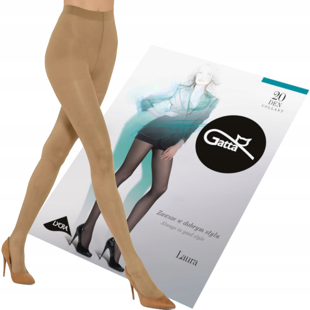 GATTA RAJSTOPY LAURA 20 den r.4-L GOLDEN klasyczne - 9011695725 ...