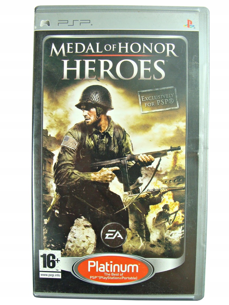 MEDAL OF HONOR HEROES SONY PSP / POLSKIE WYDANIE - 12189313172 - oficjalne archiwum Allegro