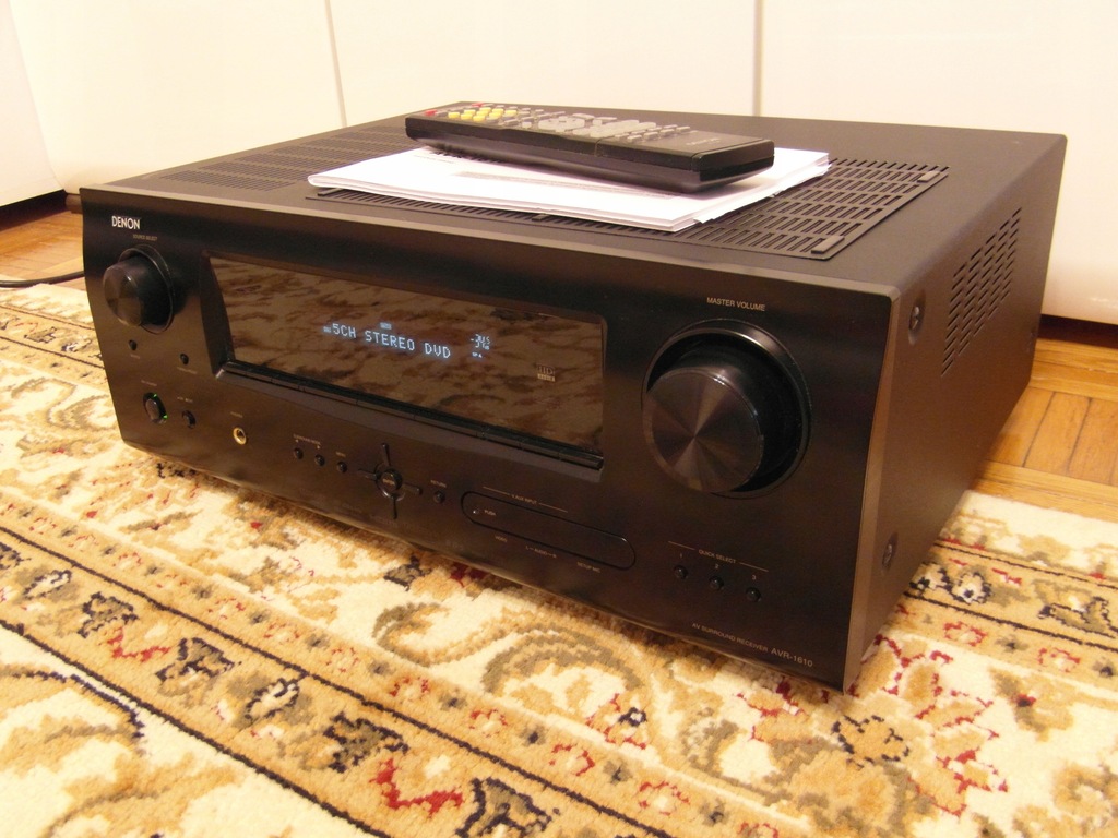 Amplituner Denon AVR-1610 HDMI+Pilot---JAK NOWY - 13263641910 ...
