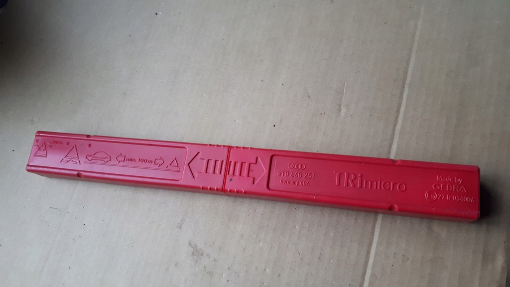 A4 B9 8W TRÓJKĄT OSTRZEGAWCZY 8T0860251 A5 8W Q5 - 14243253791 ...