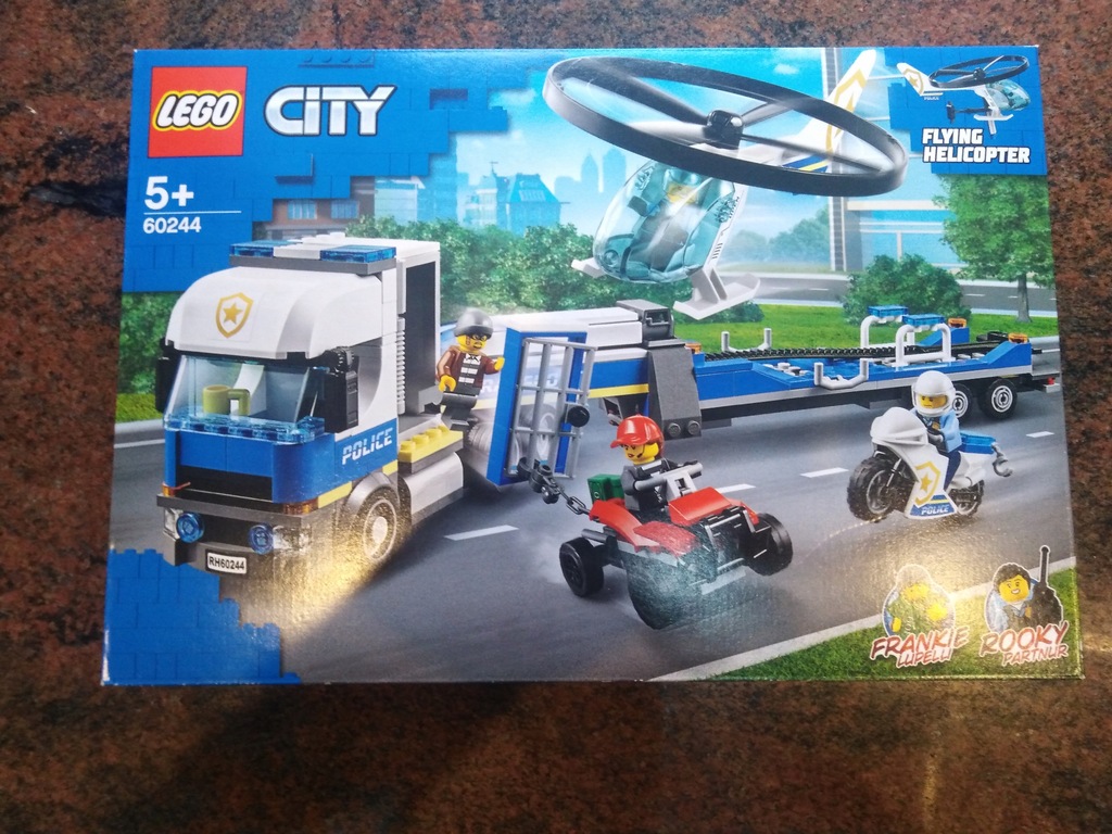 Lego City 60244 Policja laweta z helikopterem nowy - 11460425961 ... Lego City 60244 Policja laweta z helikopterem nowy - 11460425961 ...