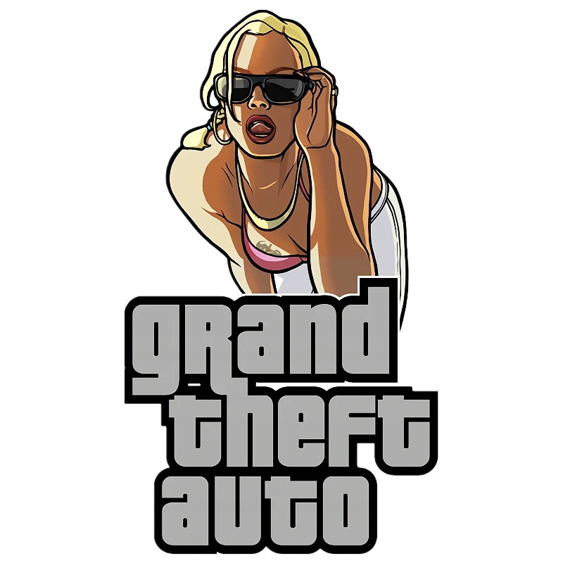 Car Sticker RuleMylife GTA Grand Theft Auto SAN ANDREAS Logo Vinyl Car ...