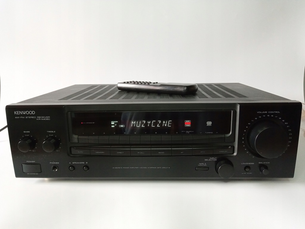 Amplituner KENWOOD KR-A4060 z pilotem - 15624923949 - oficjalne ...