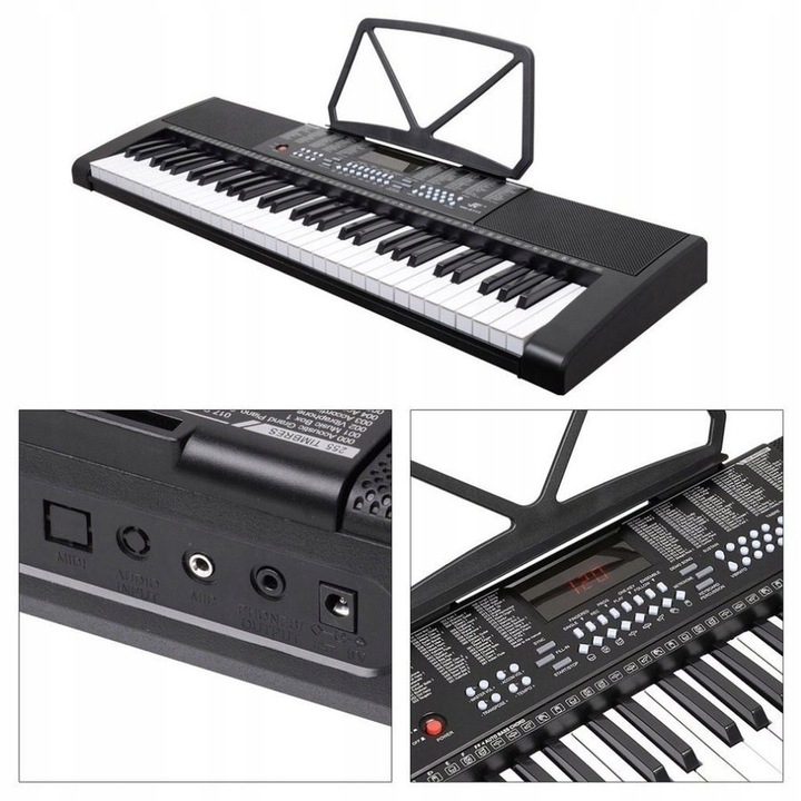 Keyboard ORGANY 61 klawiszy MAX KB4 DO NAUKI - 12668607493 - oficjalne ...