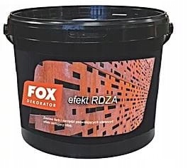 Farba EFEKT RDZY zestaw na 10m2 FOX DEKORATOR rdza - 12122159022 ...