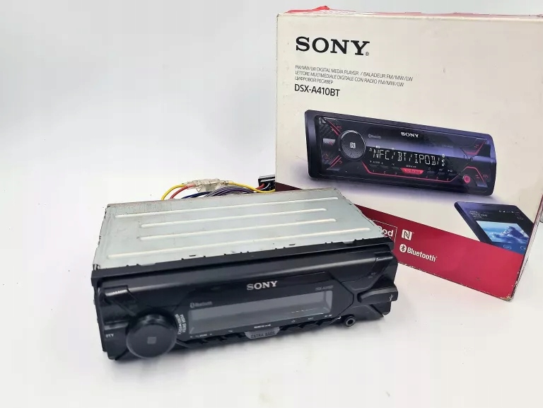 RADIOODTWARZACZ AKCESORYJNY SONY DSX-A410BT 1-DIN - 13006539634 - oficjalne archiwum Allegro
