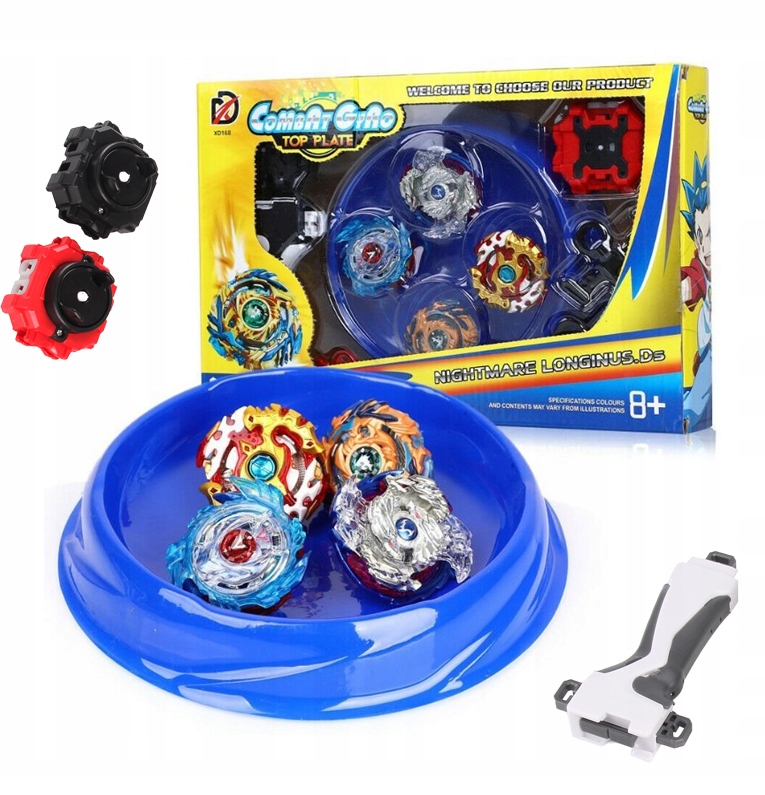 Zestaw Spinning Beyblade Burst Evolution Wyrzutnie - 14174121786 ...