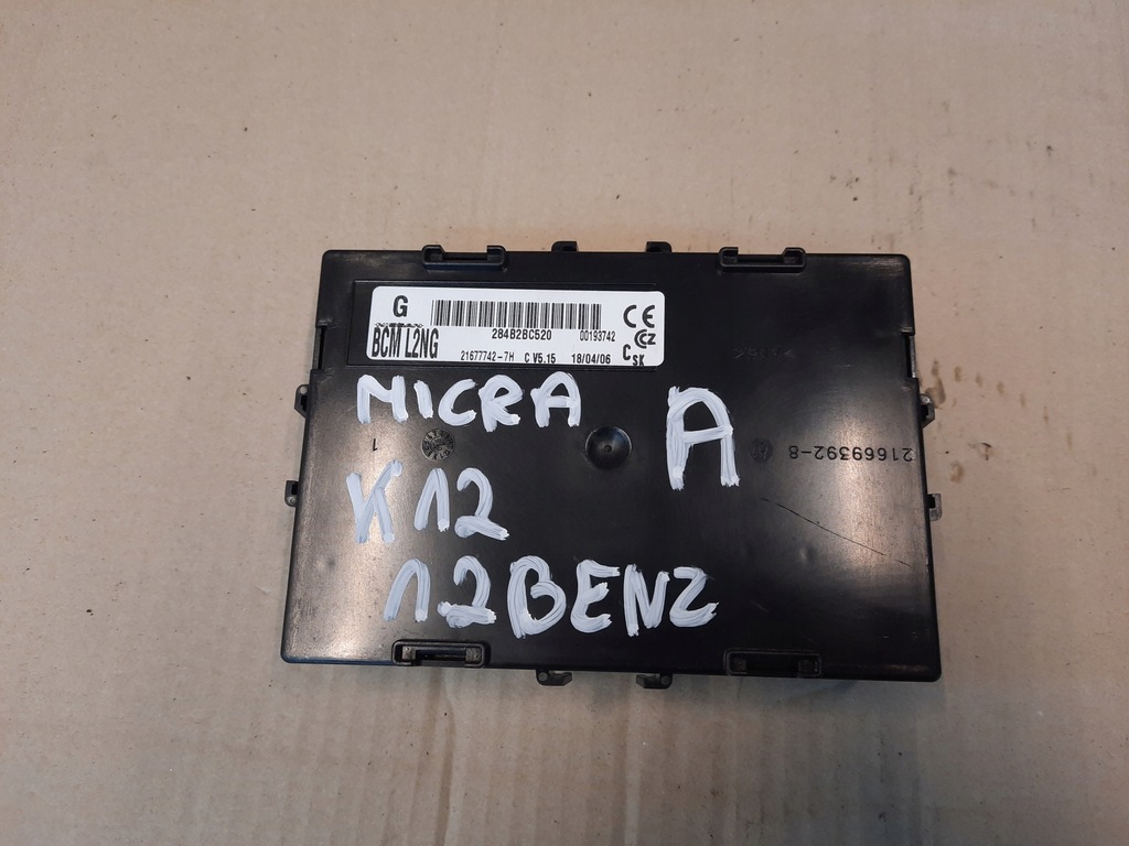 MODUŁ STEROWNIK BCM NISSAN MICRA K12 - 10501706536 - oficjalne archiwum ...