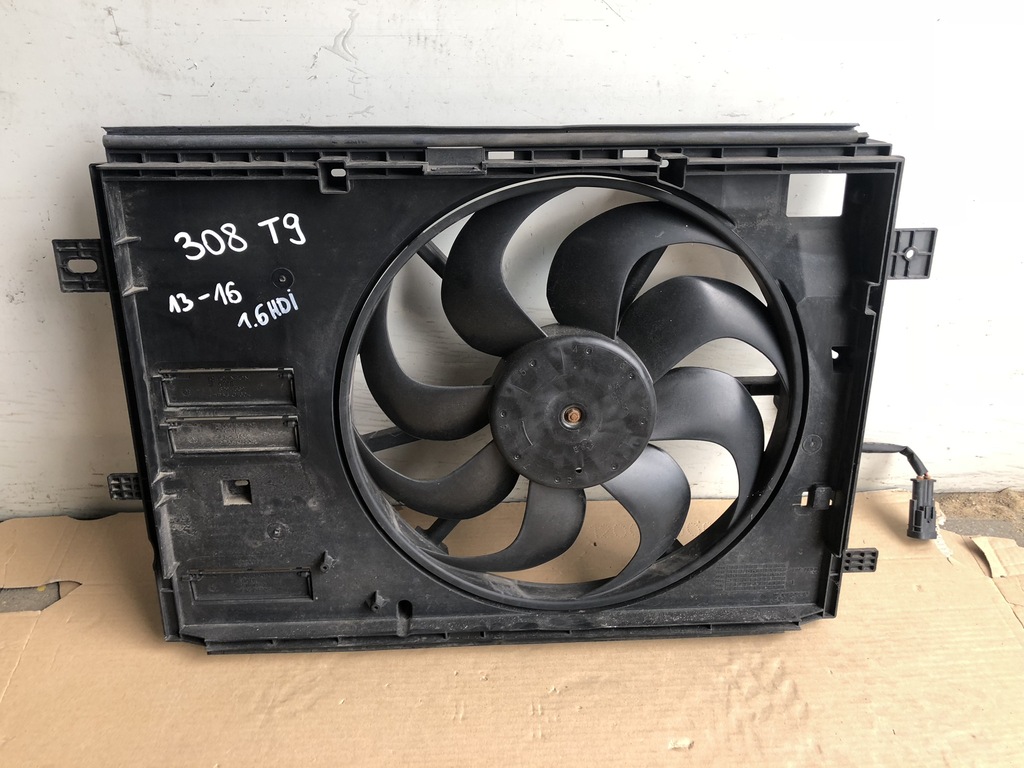 OBUDOWA WENTYLATORA PEUGEOT 308 T9 9806313880 - 7410065109 - oficjalne ...