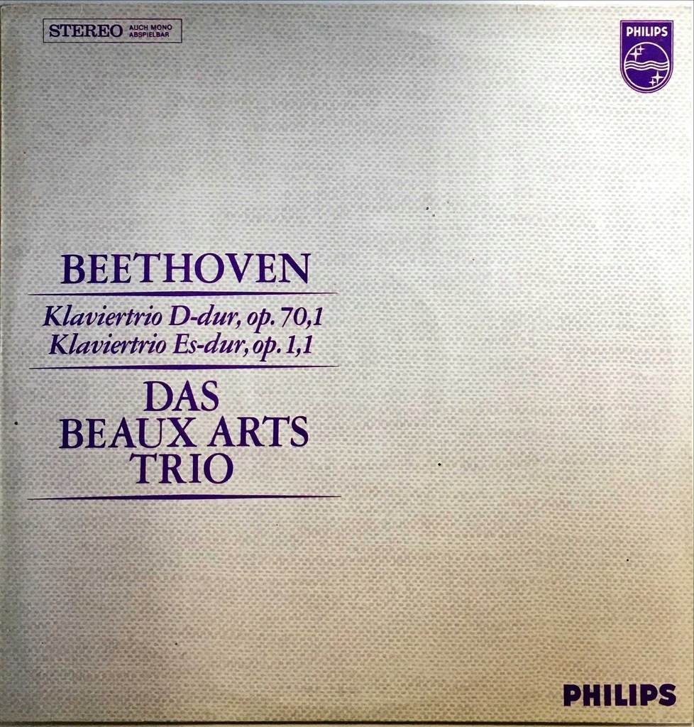 LP BEETHOVEN DAS BEAUX ARTS TRIO - 11995649524 - oficjalne archiwum Allegro