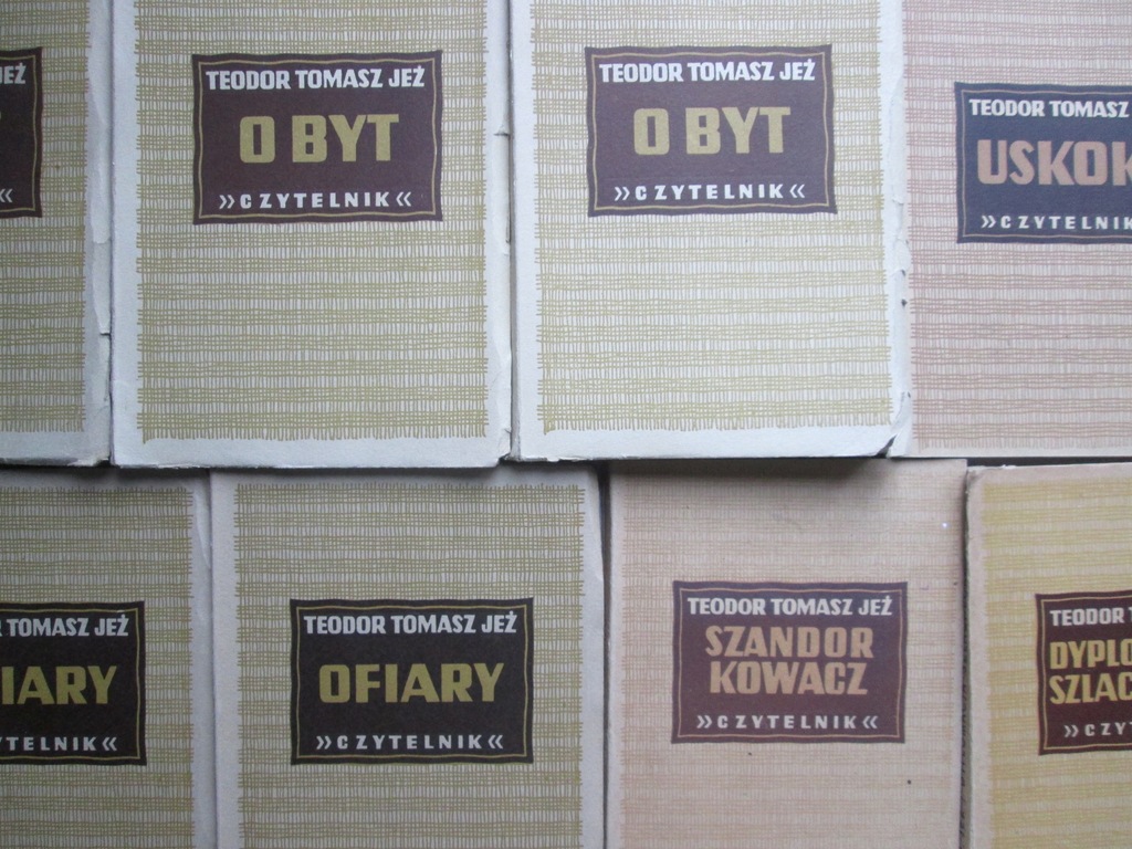 TEODOR TOMASZ JEŻ O BYT OFIARY DYPLOMACJA DZIEŁA - 12050932815 - oficjalne archiwum Allegro