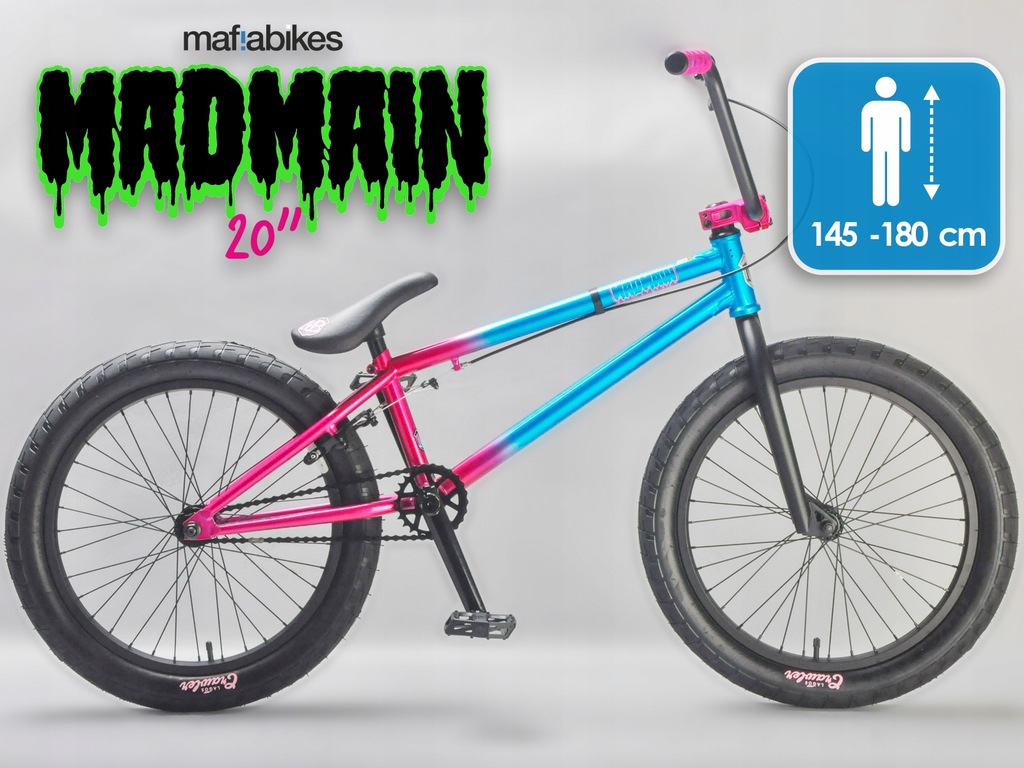 Rower BMX 20" MAFIABIKES Madmain Cotton candy - 8353533537 - oficjalne archiwum Allegro