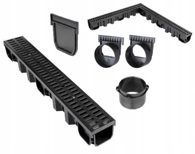 ODWODNIENIE LINIOWE KOMPLET 3M KORYTO RUSZT - 9819096143 - oficjalne ...