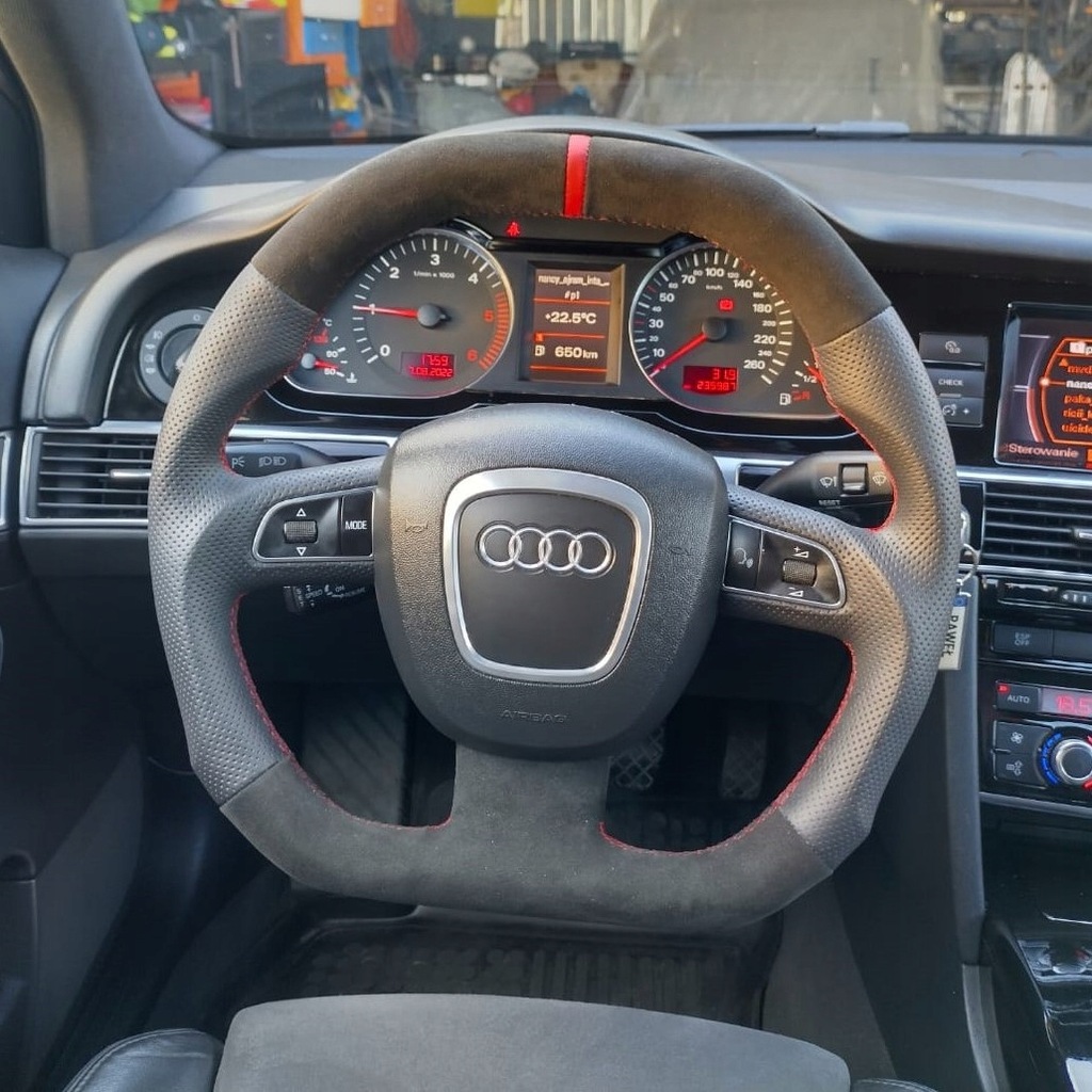 Kierownica Audi A3 8P A4 A5 Q5 Ścięta s-line lift - 12684631180 - oficjalne archiwum Allegro