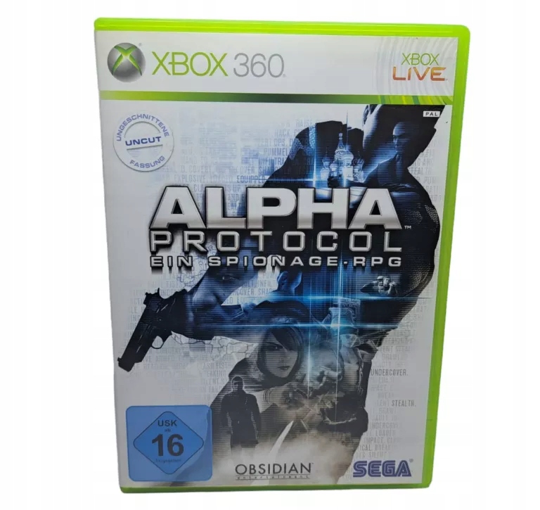 XBOX 360 ALPHA PROTOCOL - 15617480233 - oficjalne archiwum Allegro