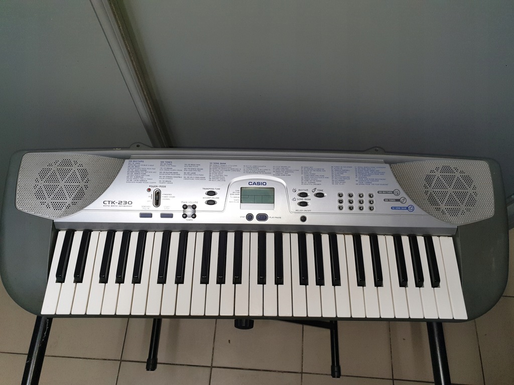 Keyboard Casio CTK-230 - 9060969224 - oficjalne archiwum Allegro