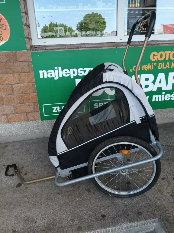 PRZYCZEPKA DO ROWERU DLA DZIECI 2-OSOBOWA - 12227020770 - oficjalne ...