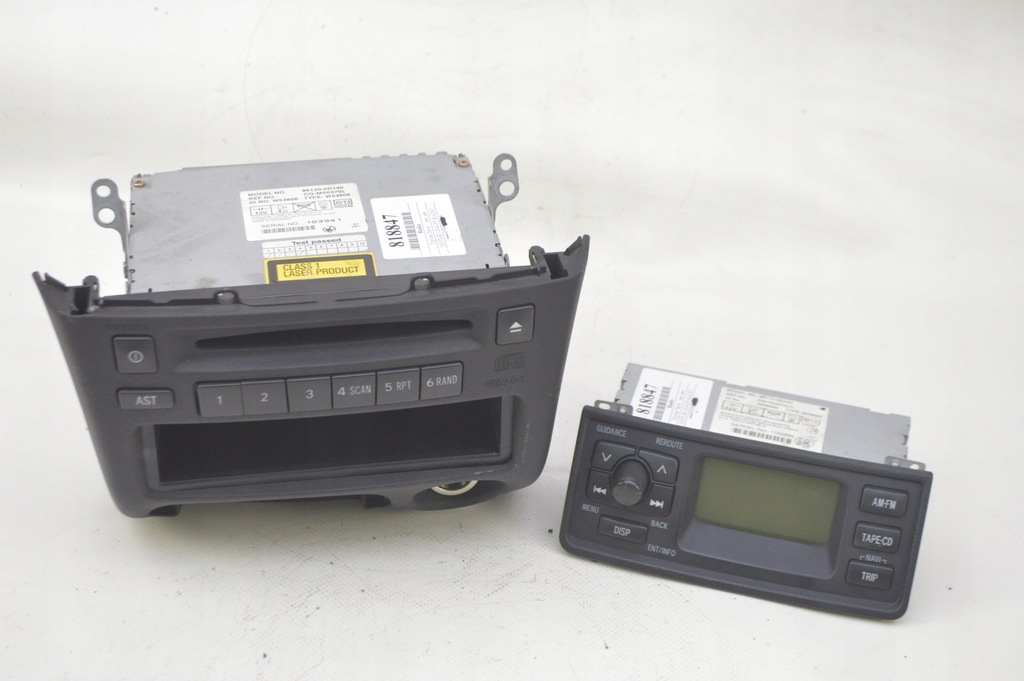 RADIO RADIOODTWARZACZ CD RDS TOYOTA YARIS 1 I LIFT 03R - 14925307039 - oficjalne archiwum Allegro