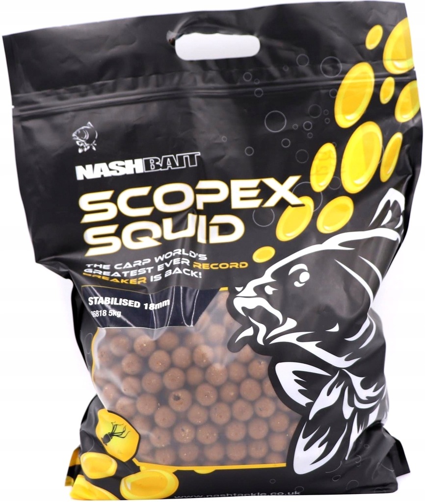 KULKI NASH SCOPEX SQUID BOILIES 15mm 5kg - 13640964944 - oficjalne ...