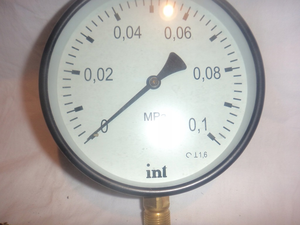 Manometr dokładny 0,1MPa (1Atm),kl1,6 - 12951714128 - oficjalne archiwum Allegro