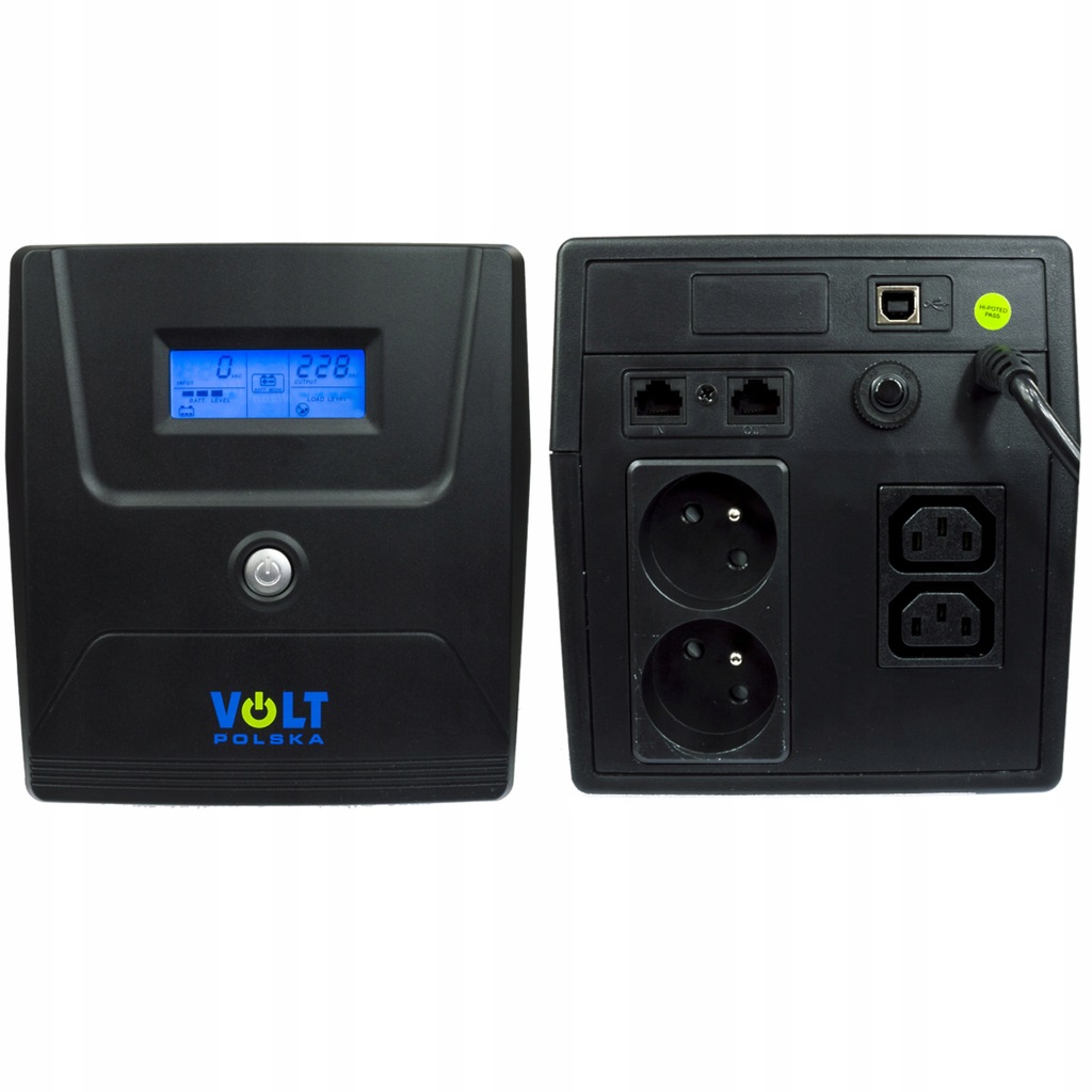 VOLT ZASILACZ UPS MICRO SINUS 1000VA 700W 2x7Ah - 11655767640 ...