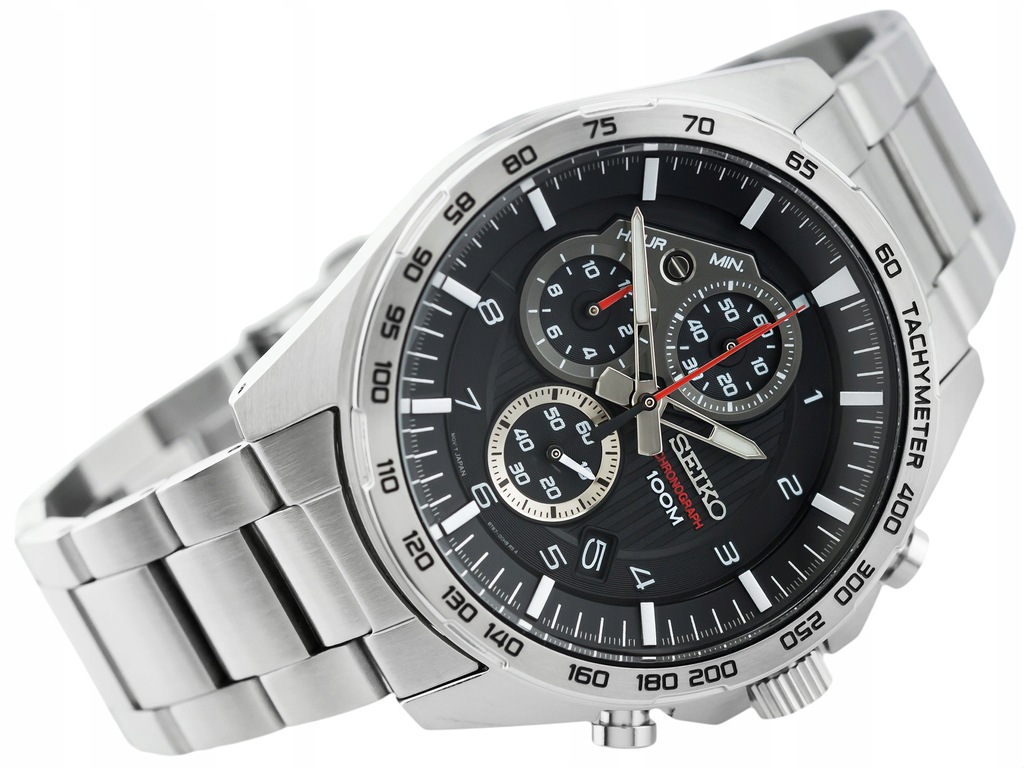 MĘSKI ZEGAREK SEIKO SSB319P1 CHRONOGRAF DATA 100M - 7685634632 ...