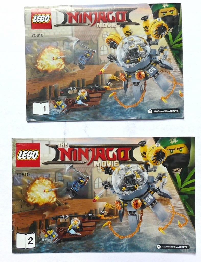 LEGO INSTRUKCJA NINJAGO 70610 LATAJĄCA MEDUZA - 10935634433 - oficjalne ...