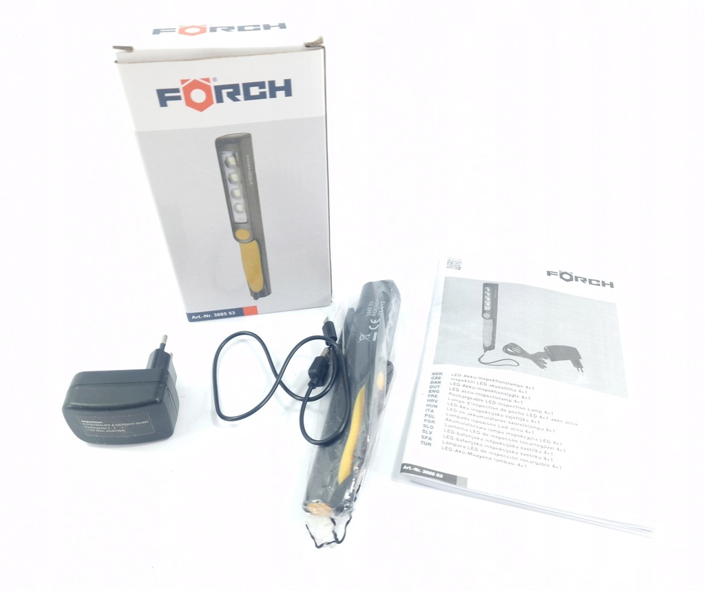 FORCH LAMPA LATARKA INSPEKCYJNA LED WARSZTATOWA - 12544056532 ...