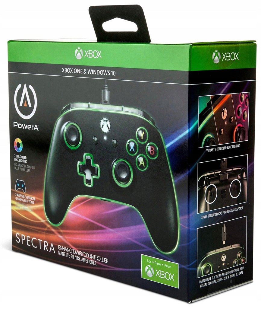 PowerA Pad przewodowy Xbox Series X/S/One Spectra - 10239927876 ...