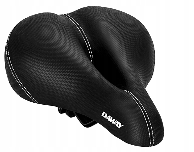 Wygodne skórzane siodełko rowerowe DAWAY CA do rowerów górskich MTB ...