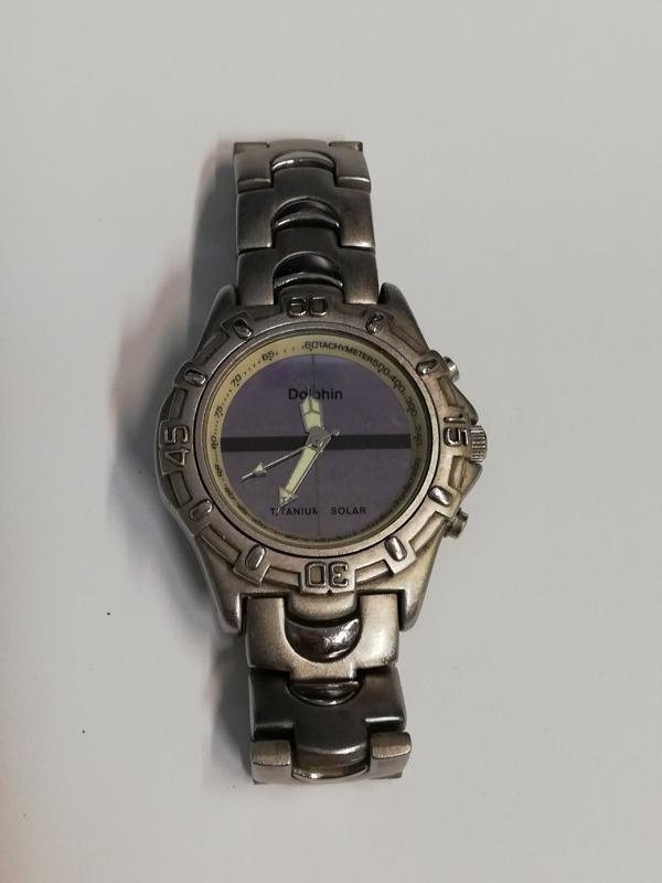ZEGAREK MĘSKI DOLPHIN DL-0323 TITANIUM SOLAR - 7802150423 - oficjalne archiwum Allegro