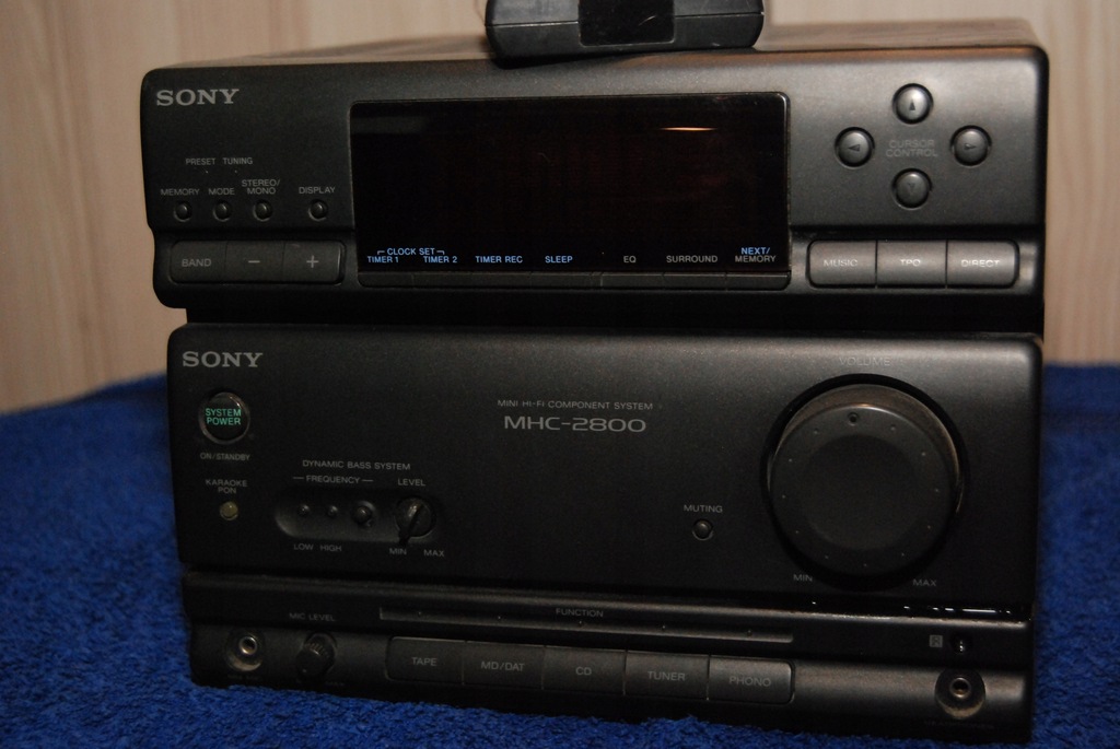 Wieża Sony MHC-2800 Klasyk - 15361679189 - oficjalne archiwum Allegro