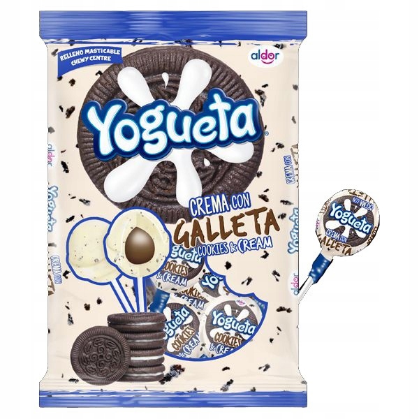 Yogueta Cookies & Cream lizaki o smaku ciastek - 12256255211 ...
