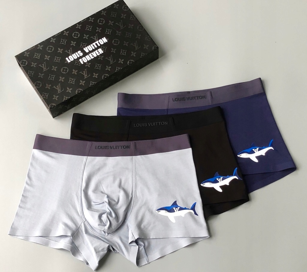 BOKSERKI Louis Vuitton MĘSKIE 3-PACK Boxers - 12721747452 - oficjalne ...
