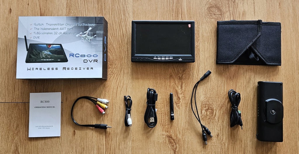 Monitor FPV 7" RC800DVR z nagrywarką - 14365487118 - oficjalne archiwum ...