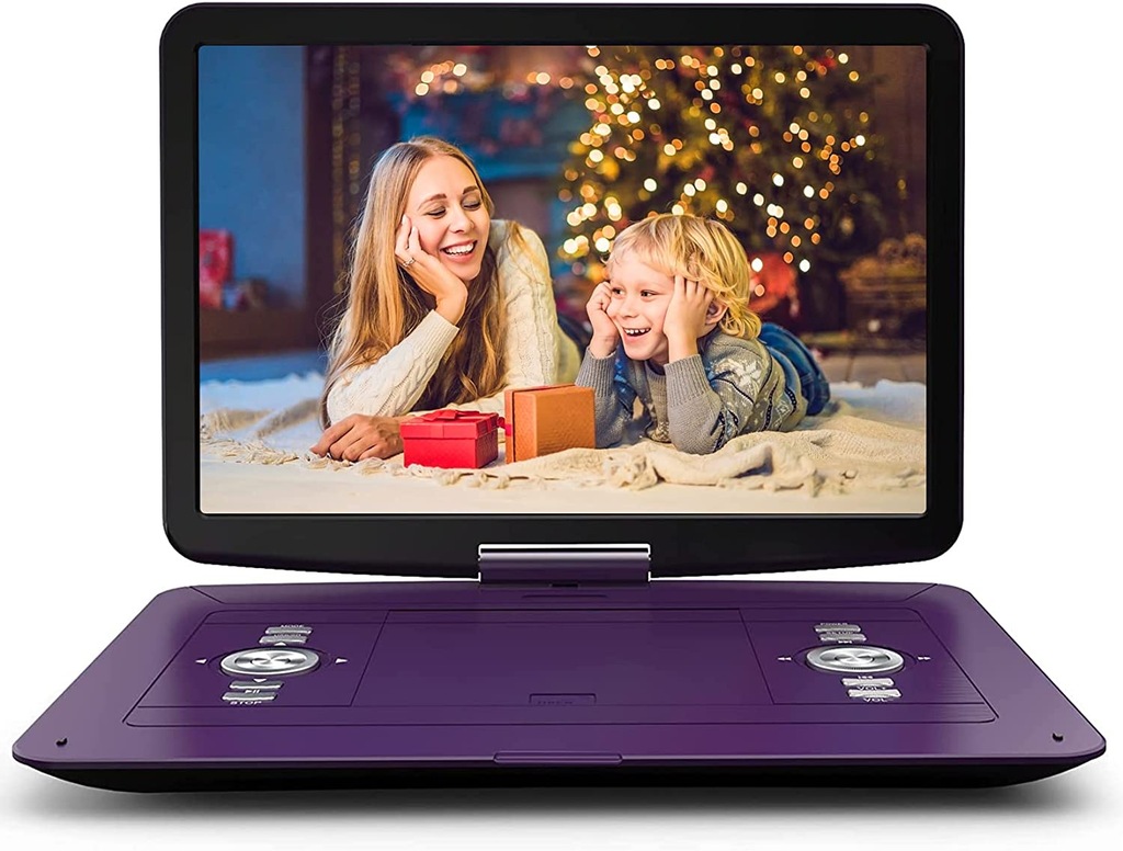 Przenośny odtwarzacz DVD 17" 15,4" HD Obrotowy - 13457657513 ...