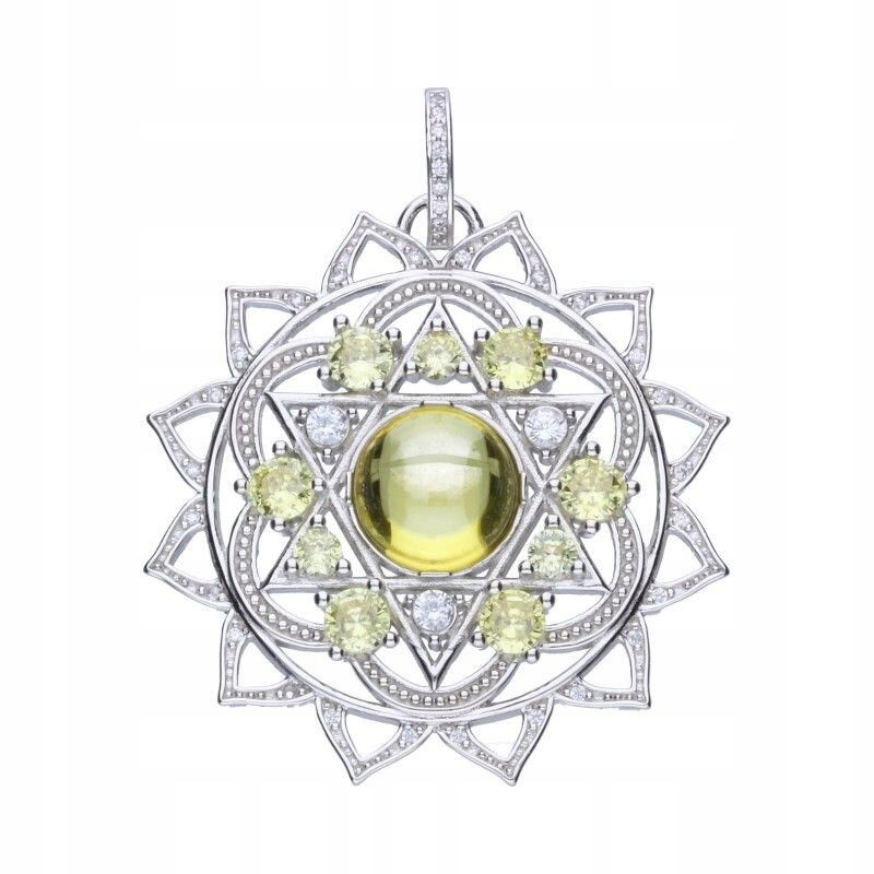 ZAWIESZKA SREBRO 925 AMULET, SYMBOL HARMONIA - 12412573571 - oficjalne ...