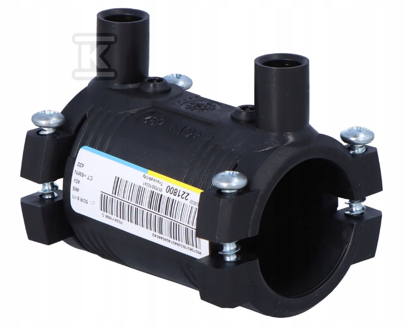 Mufa elektrooporowa DN32 PE100, SDR11, PN10 gaz/PN16 woda - 14455348353 - oficjalne archiwum Allegro