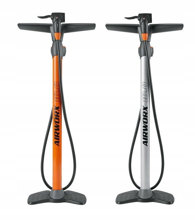 SKS pompka podłogowa AirWorks 10.0 pomarańczowa - 10703860161 - oficjalne archiwum Allegro