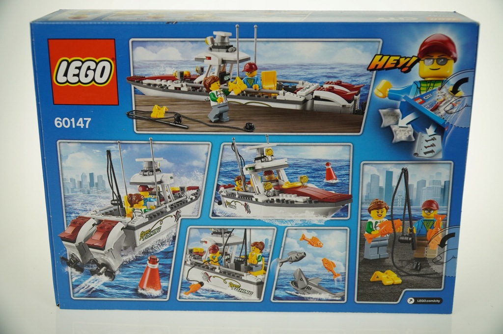 Lego City 60147 Łódź wędkarska motorówka rekin - 8719376325 - oficjalne ...