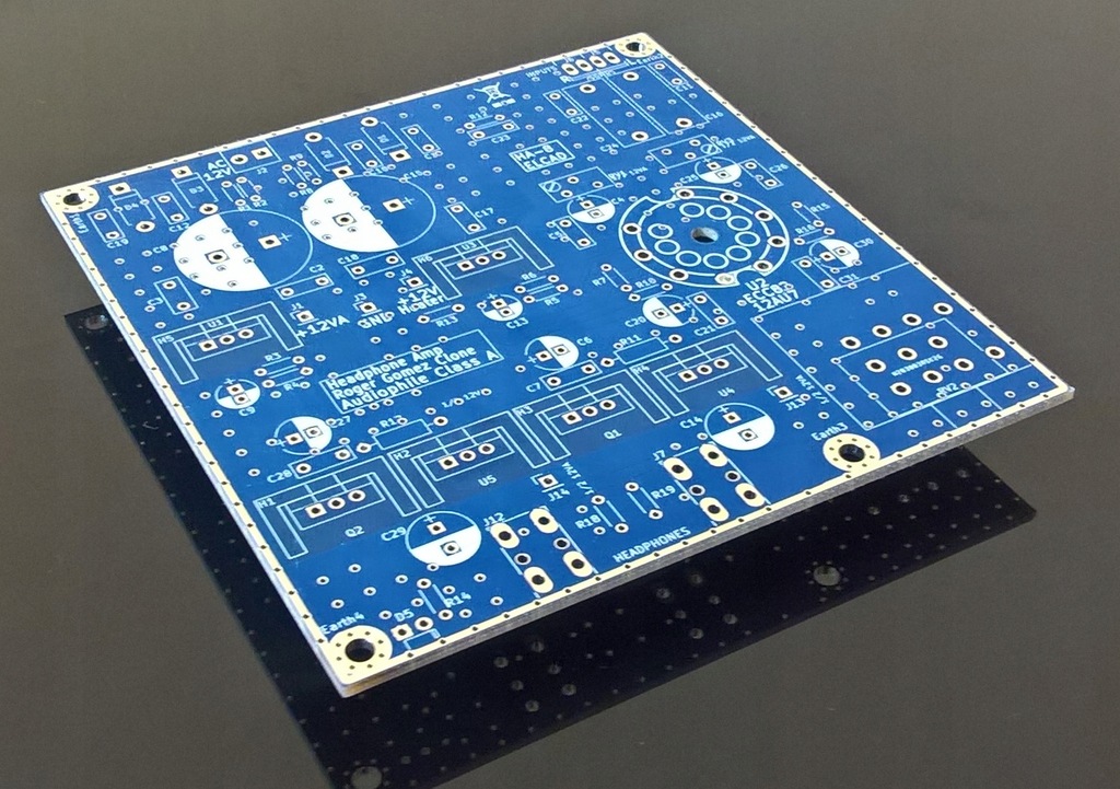 Płytka PCB DIY- wzmacniacz słuchawkowy hybrydowy - 9101884752 - oficjalne archiwum Allegro