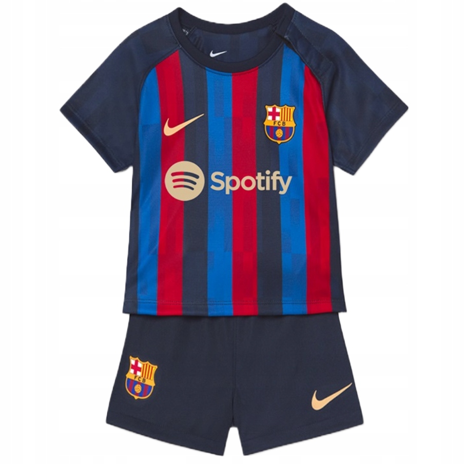 NIKE FC Barcelona Koszulka Strój Komplet 140-152 - 12691617111 ...
