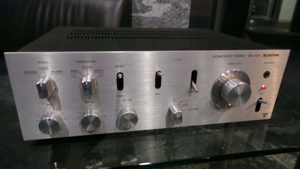 Unitra wzmacniacz WS-303 , ładny stan, działa. - 12251258646 - oficjalne archiwum Allegro