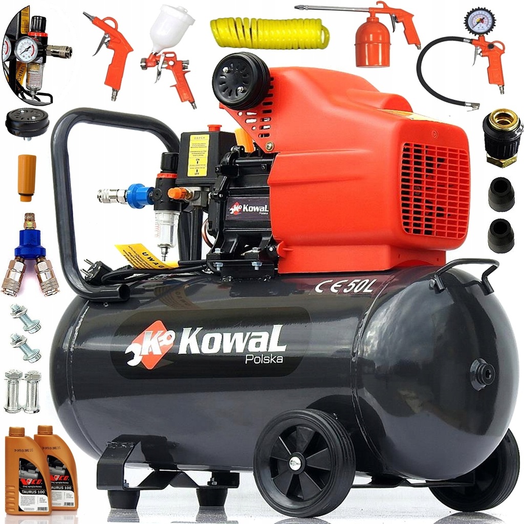 KOMPRESOR BM50 +K olejowy sprężarka powietrza 50L - 10952604048 ...