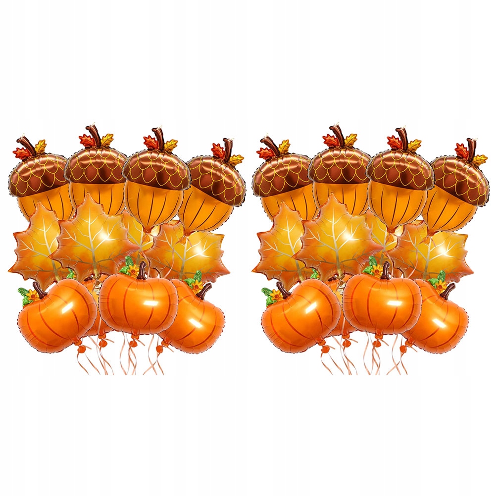 MAPLE LEAF NUT BALLOONS AUTUMN FALL THEME - 14534647923 - oficjalne ...
