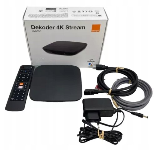 Dekoder 4K Stream DV8555 orange zestaw - 13079677390 - oficjalne ...