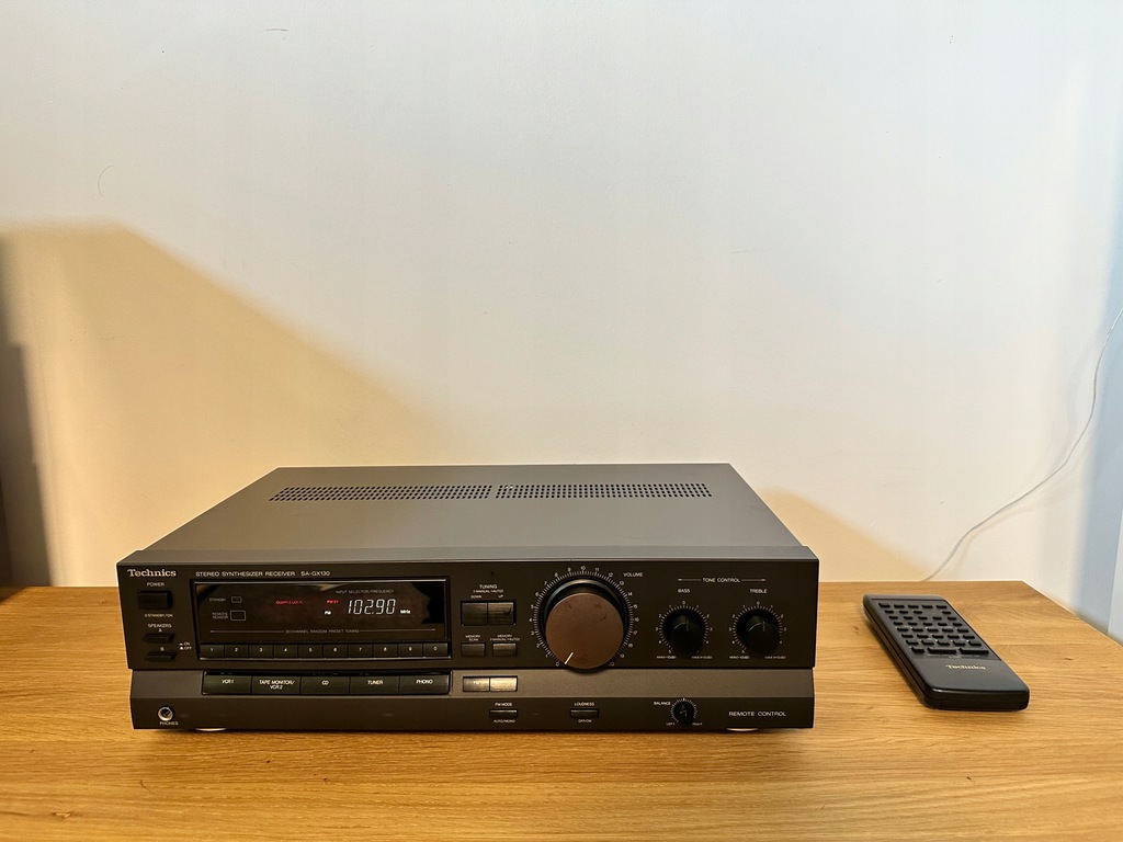 TECHNICS SA-GX130 AMPLITUNER STEREO TOP + PILOT ! - 14312205777 - oficjalne archiwum Allegro