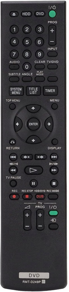 Pilot DVD do Odtwarzacza do Sony RDR-AT100 RDR-AT200 HX680 HX780 HX980 ...