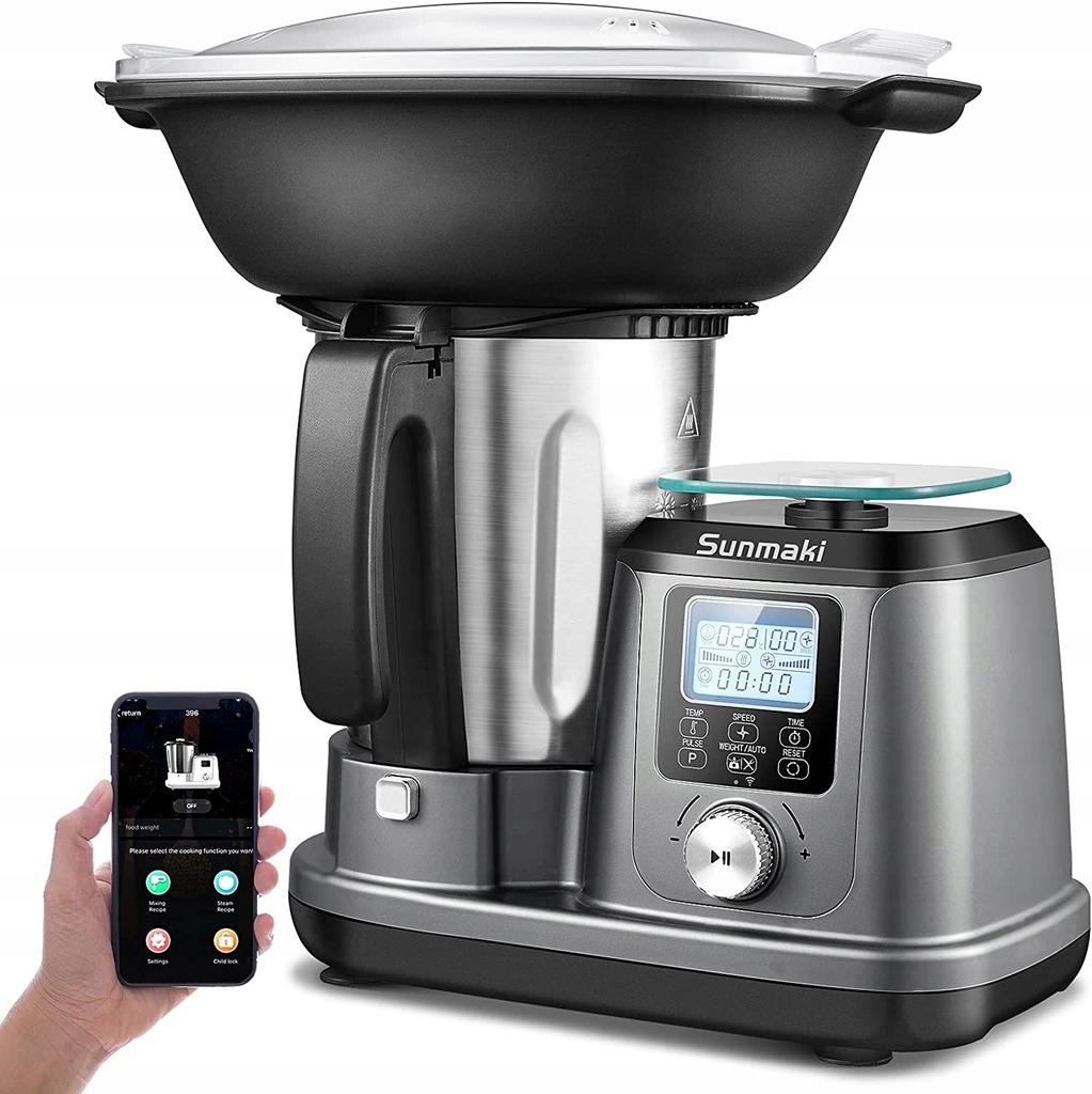 Robot kuchenny gotujący Sunmaki SH-396C 1200 W - 12755468687 ...